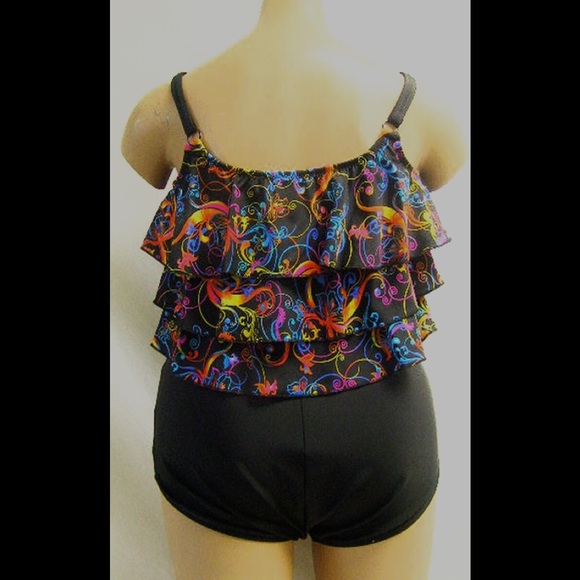 topanga | Swim | Nwt To 18 Triple Ruffle Swimsuit | Poshmark